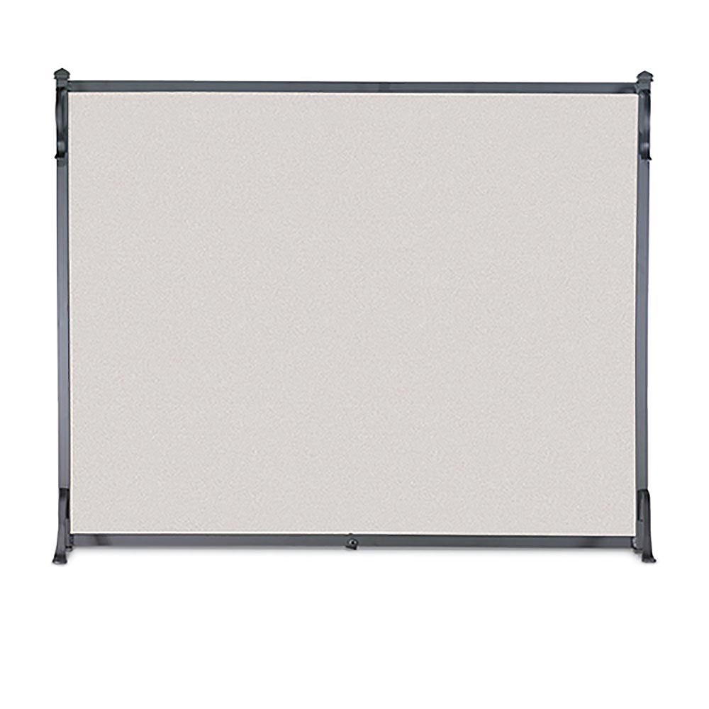 Contemporary Flat Single Panel Screen, Black – Electric Fireplaces America